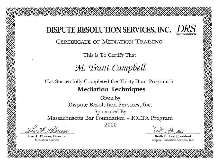 M. Trant Campbell – Attorney At Law